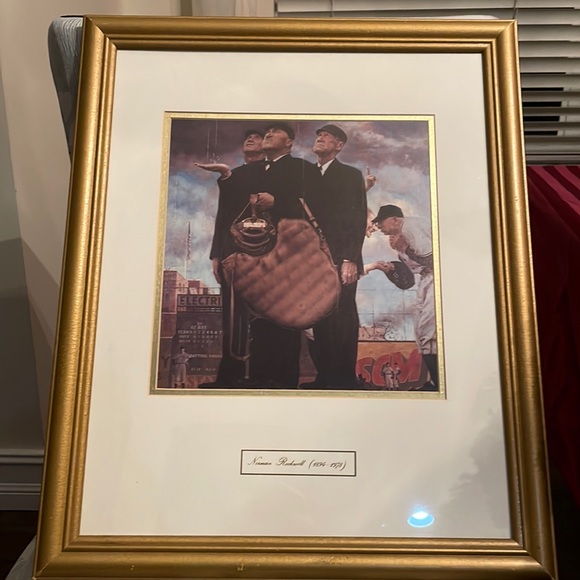 Norman Rockwell | Art | Norman Rockwell Lithograph Framed And Matted ...